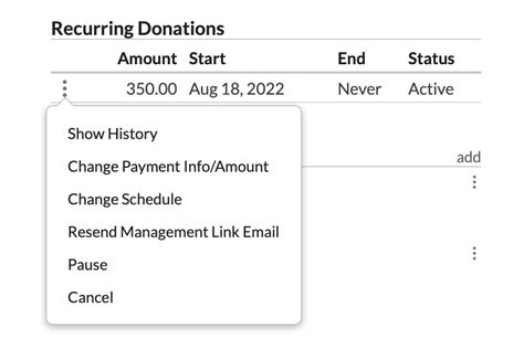 Managing Recurring Payments Populi Knowledge Base