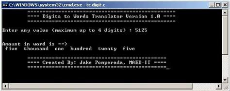 Digits To Words Translator Version 1 0 SourceCodester