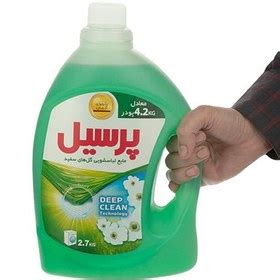 خرید و قیمت مایع لباسشویی پرسیل گل های سفید وزن ۱۱ کیلوگرم ترب