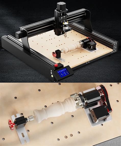 Probots Two Trees 4th Axis Cnc Y Axis Rotary Module Kit For Ttc450ttc