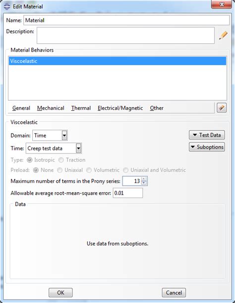 Creep Test Data For Viscoelastic Modeling In Abaqus Researchgate