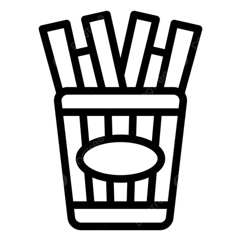 감자 튀김 벡터 아이콘 디자인 일러스트 레이 션 감자튀김 음식 감자 튀김 Png 일러스트 및 벡터 에 대한 무료 다운로드