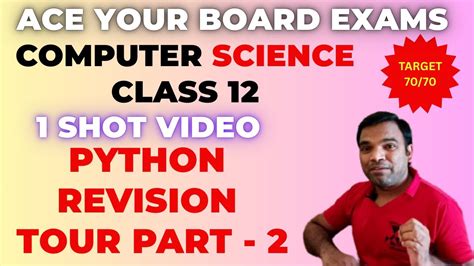1 Shot Python Revision Tour Ii String Lists Tuples Dictionaries For