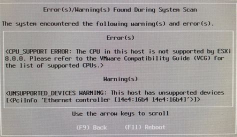 Quick Tip Automating Esxi 80 Install Using Allowlegacycputrue