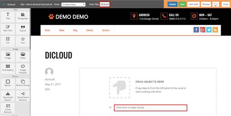 Panduan Cara Membuat Sebuah Articleblog Pada Dicloud Website Builder