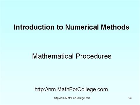 Computational Methods Numericalmethods Eng Usf Edu Transforming