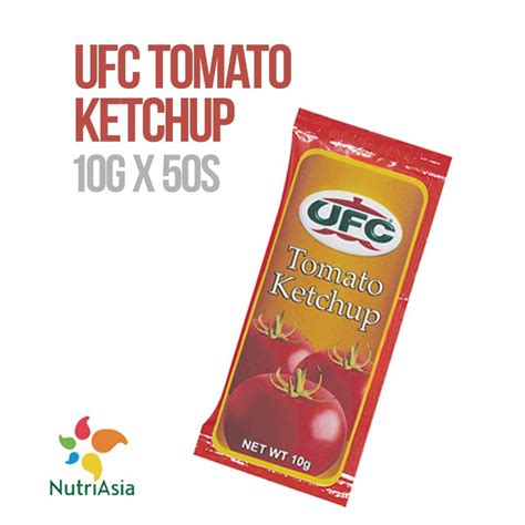 Ufc Tomato Ketchup 10g X 50s Negosyonow
