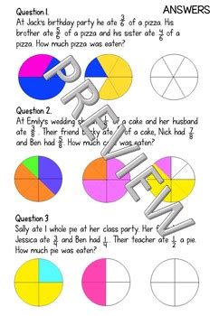 Adding Simple Fractions Worded Problems By Buzzing To Learn TPT