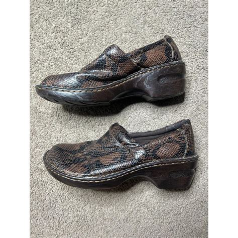 Boc Snake Print Pattern Womens Clog Mule Size 85 Depop