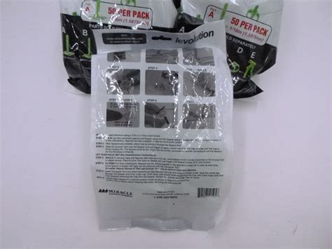 5 Pack Miracle Sealants Levolution Tile Spacer And Leveling System