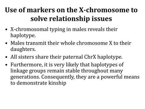 Ppt X Chromosomal Markers And Famlinkx Powerpoint Presentation Free Download Id3983776