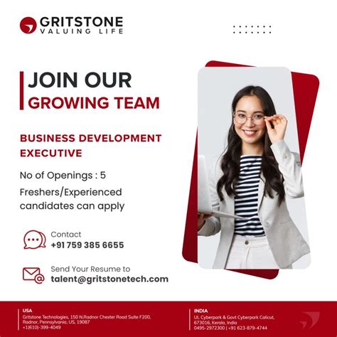 Gritstone Technologies On Linkedin Job Title Business Development