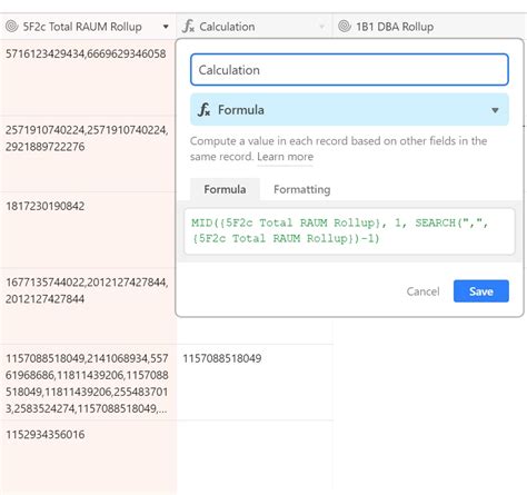 Formula For Rollup Field And A Comma Airtable Community