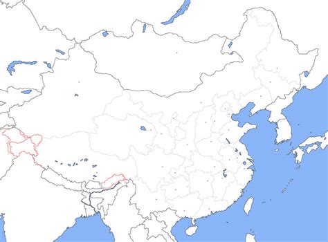 Map Of Mainland China Prc Blank By Vinzz404 On Deviantart