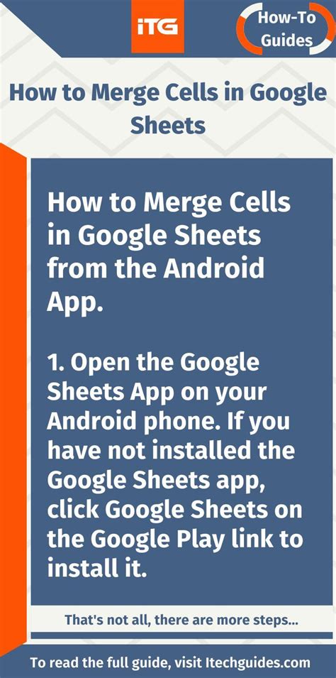 How To Merge Cells In Google Sheets Google Sheets App Google