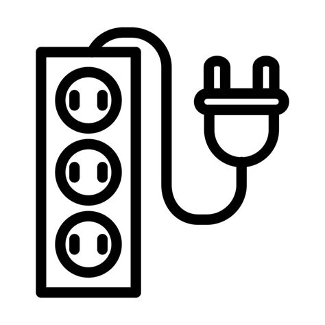Extension Cord Icon Design 11417605 Vector Art At Vecteezy