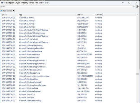 Practical Endpoint Using Powershell To Get A Report Of Installed Apps