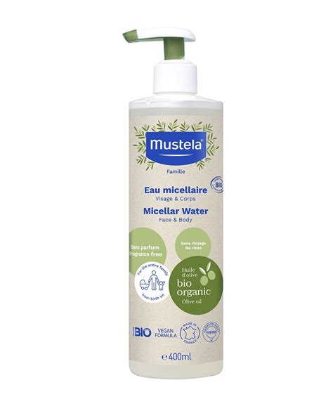 Мустела / Mustela Bio Organic Мицеларна вода 400мл