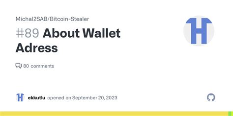 About Wallet Adress Issue Michal SAB Bitcoin Stealer GitHub