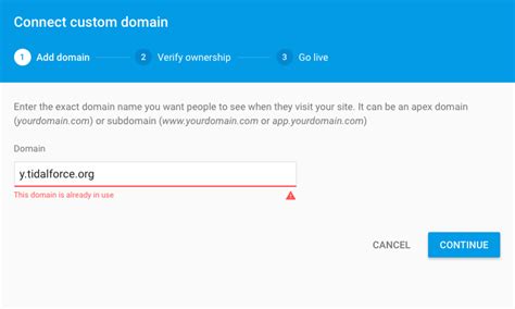 use firebase ssl hosting for two different web applications stack