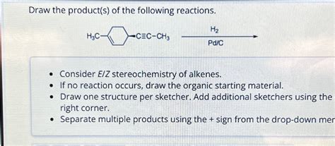 Solved Draw the product(s) ﻿of the following | Chegg.com