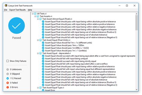 labview推薦套件 caraya unit test framework by jki 技術、思考與生活