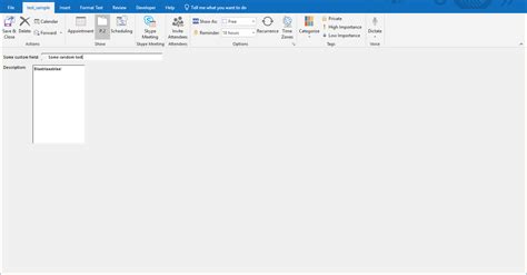 Outlook Is It Possible To Query Appointment Custom Form Data Using