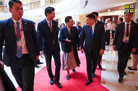 МОНГОЛ УЛСЫН ЕРӨНХИЙ САЙД ЛУВСАННАМСРАЙН ОЮУН ЭРДЭНЭ БҮГД НАЙРАМДАХ ХЯТАД АРД УЛСАД АЙЛЧИЛЖ БАЙНА