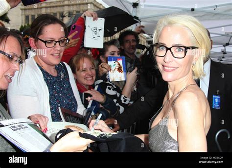 Gillian Anderson Honored With Star On The Hollywood Walk Of Fame Featuring Gillian Anderson