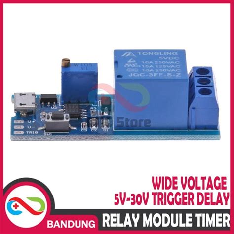 Wide Voltage 5v 30v Trigger Delay Relay Module Timer Switch Lazada Indonesia