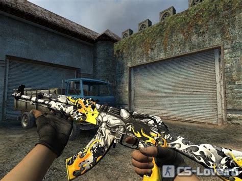 Скачать модель Ak 47 «firewalker для Css V34