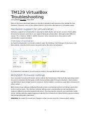 Troubleshooting VirtualBox How To Enable Virtualization For Course Hero