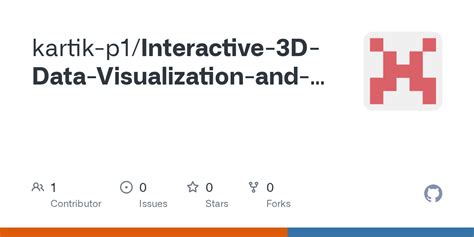 Github Kartik P1interactive 3d Data Visualization And Streamline