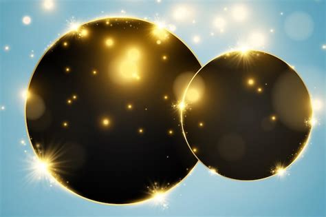 배경에 골드 프레임의 벡터 일러스트 레이 션 프리미엄 벡터