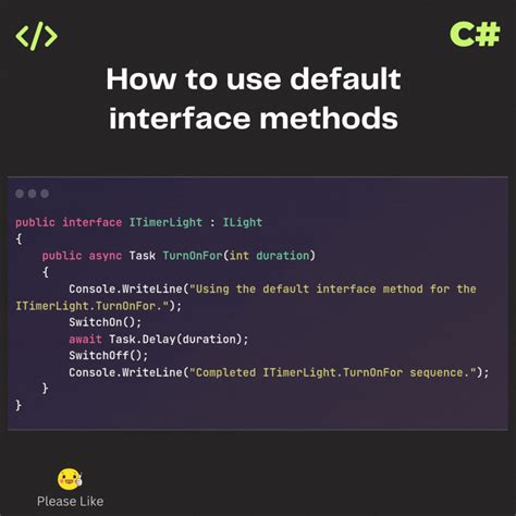 How to use default interface methods in C# | Hamid Molareza posted on the topic | LinkedIn