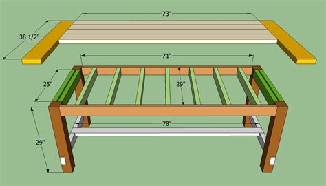 Outdoor Rooms Farmhouse Table Plans To Build How To Build A