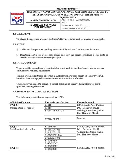 Welding Electrode Selection Pdf Welding Construction