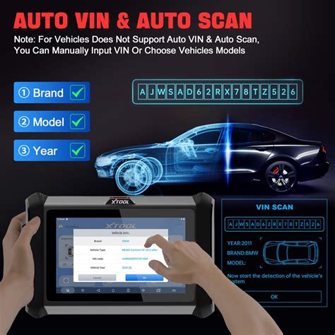 XTOOL D7W Wireless Bidirectional Scan Tool ECU Coding 36 Resets PMI Key Programming CAN FD DoIP