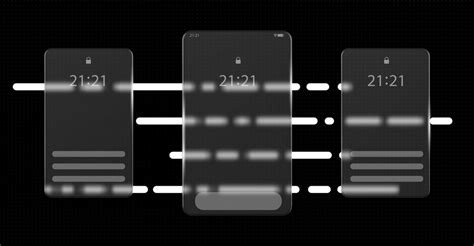 휴대전화 화면 Ui 세트 무료 벡터