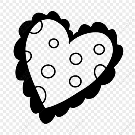 흑백 일러스트 낙서 레이스 하트 모양의 라인이스트그래피티 Png 일러스트 무료 다운로드 Lovepik