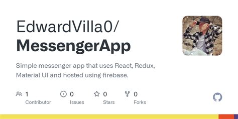 Github Edwardvilla0messengerapp Simple Messenger App That Uses