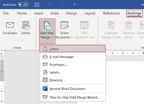 How To Do A Mail Merge From Excel To Word