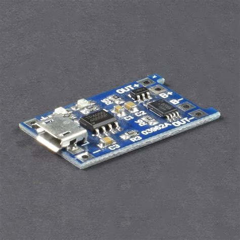 micro usb 5v 18650 lithium battery 1a charging module rees52