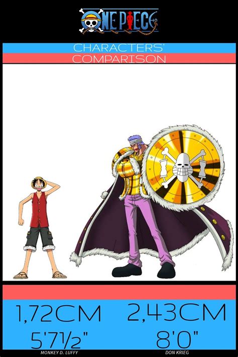 Pin Em One Piece Size Comparison