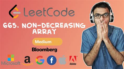 leetcode 665 non decreasing array day 4 may challenge youtube