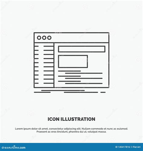 Admin Console Panel Root Software Icon Line Vector Gray Symbol For Ui And Ux Website Or