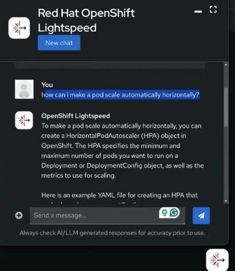 Red Hat Openshift Lightspeed Ai Assistant For Containers Ostechnix