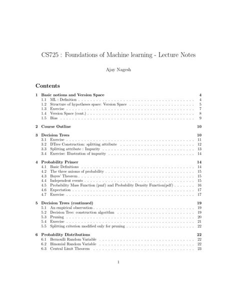 Foundations Of Machine Learning A Comprehensive Guide To The Fundamentals