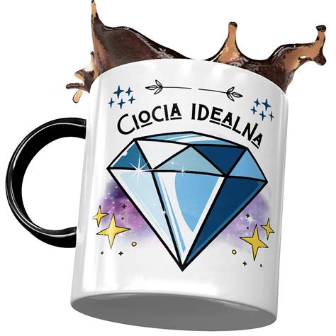 Kubek Czarny Dla Cioci Ciotuni Urodziny Na Prezent Z Nadrukiem Ze