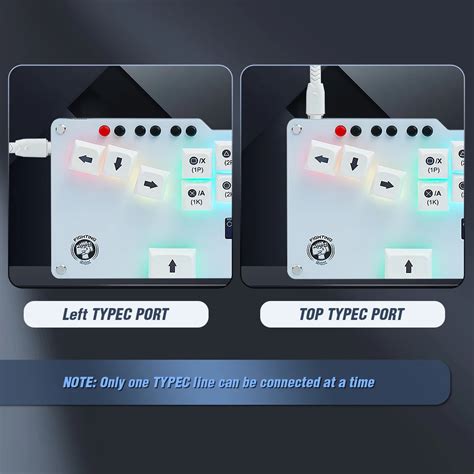 Fightingbox Mini Hitbox Gp2040 Ce Rgb Led Fightstick Game Pad Keyboard Cherry Mx Switch For Ps3